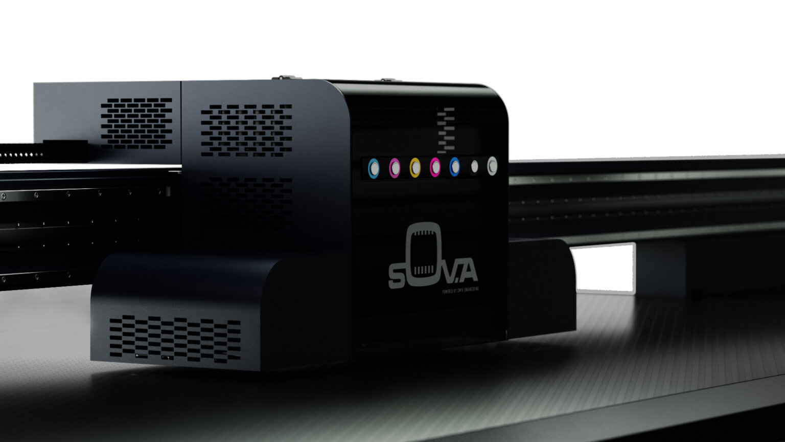 The SOVA Glyph X UV-LED Flatbed Printer — CMYK Engineering