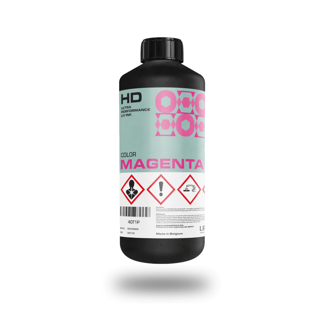 LIPLA HD Magenta UV/LED Curable ink 1000ml — CMYK Engineering