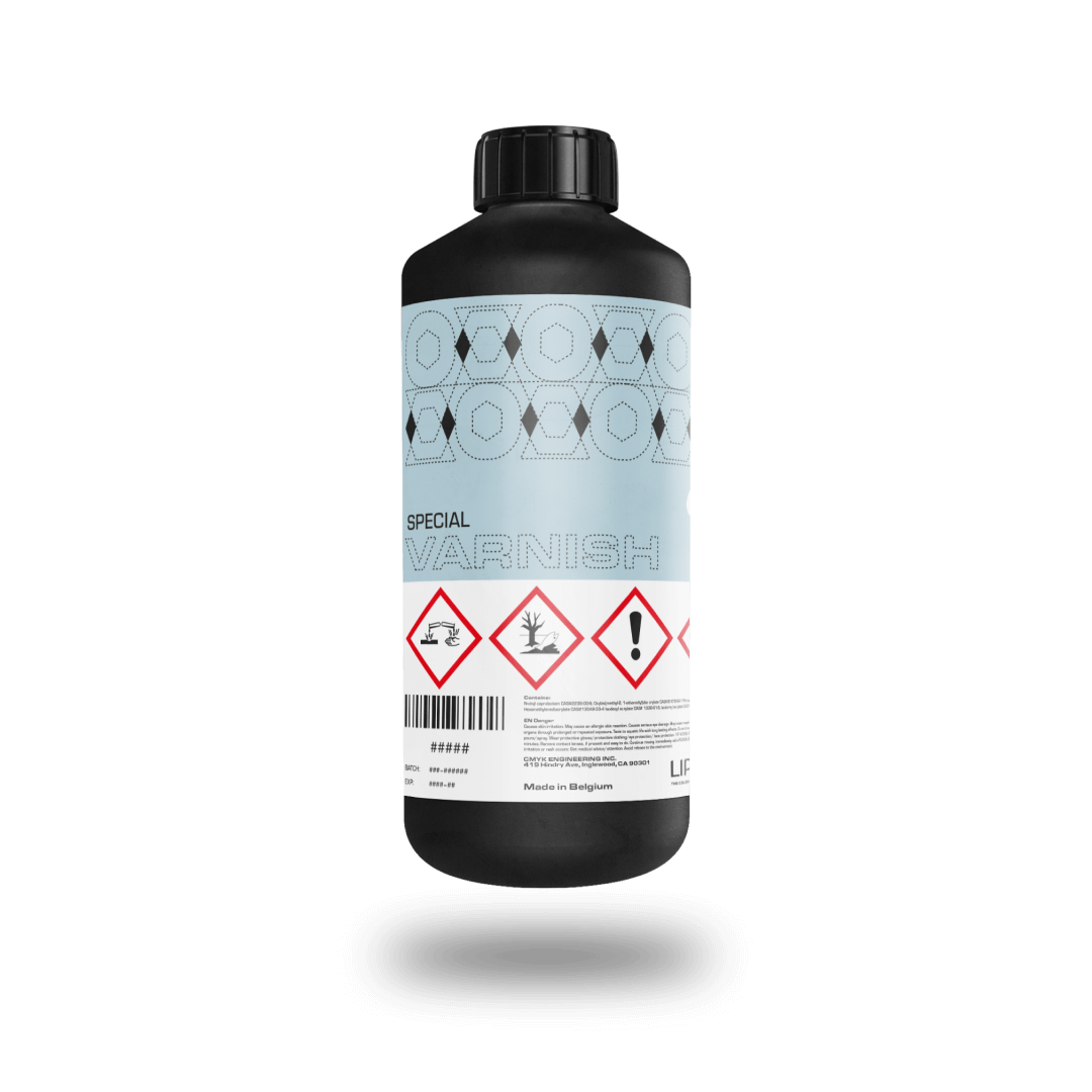 Buy LIPLA Varnish for UV inkjet printers, 1000ml — CMYK Engineering
